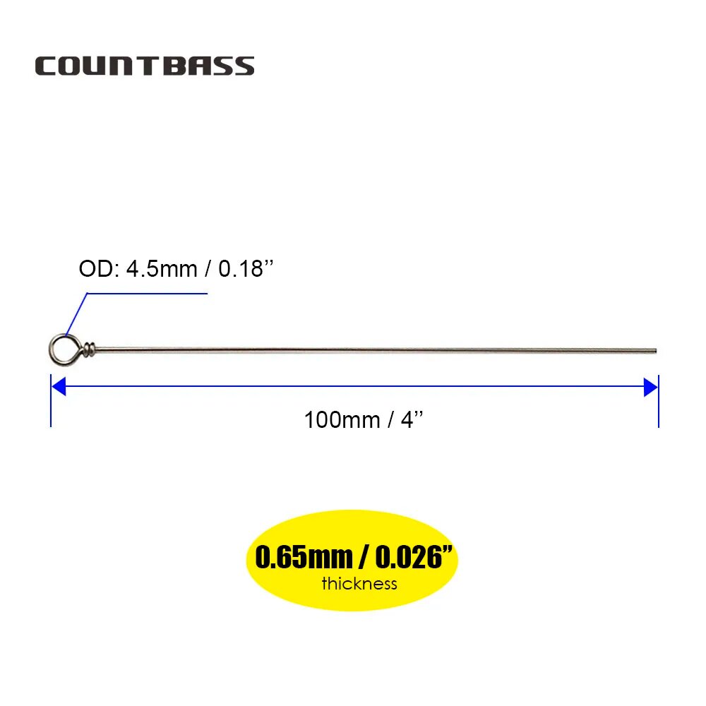 COUNTBASS Проволока для блесен 4.5mm/100mm