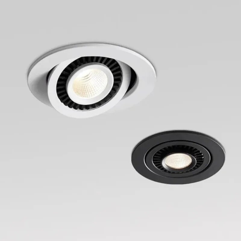 Потолочный светильник abay COB черный/белый white, Cool white 6000K, Белый, 20W No Dimmable