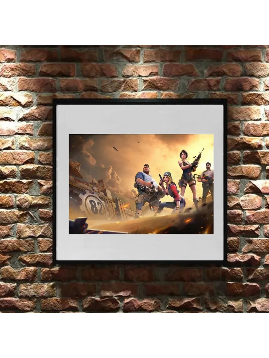 Плакат "last fortress underground" А4