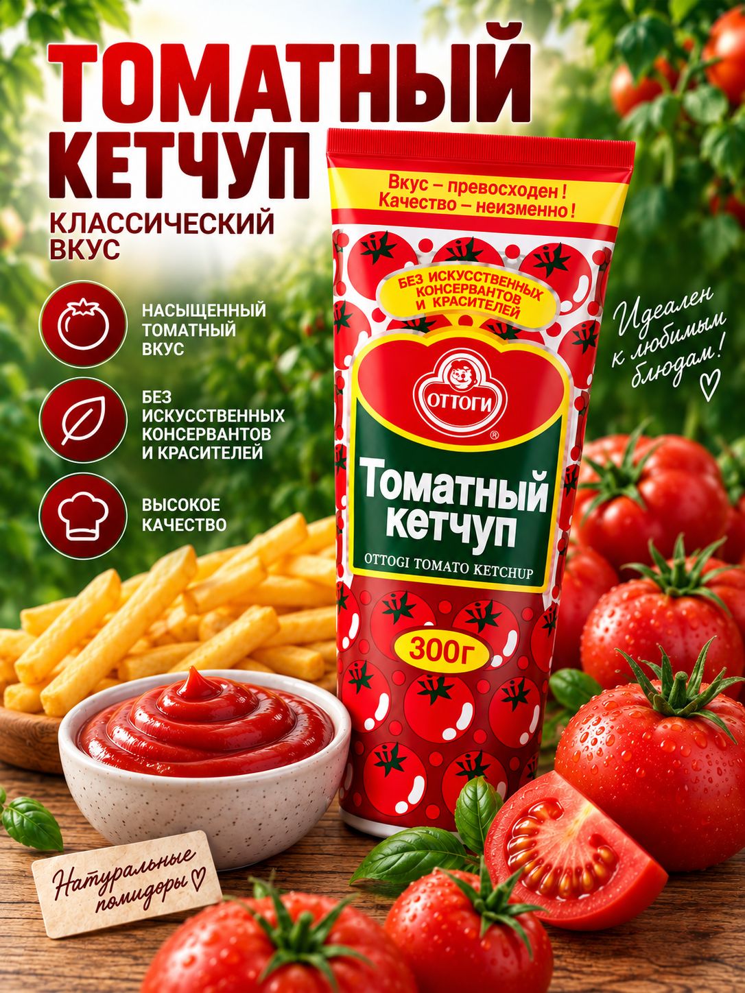 Томатный кетчуп корейский Оттоги 300 г