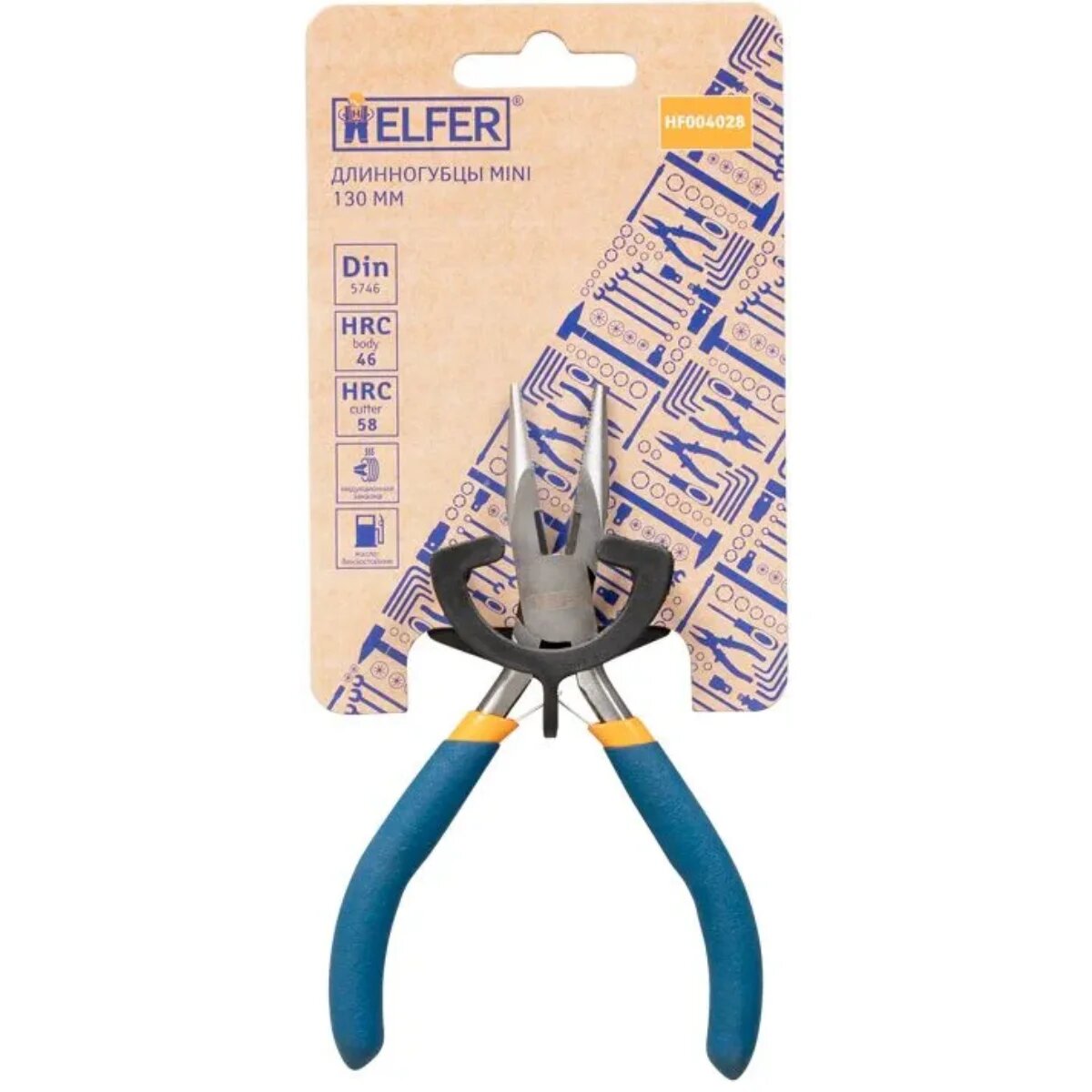Длинногубцы 130 мм HELFER HELFER HF004028