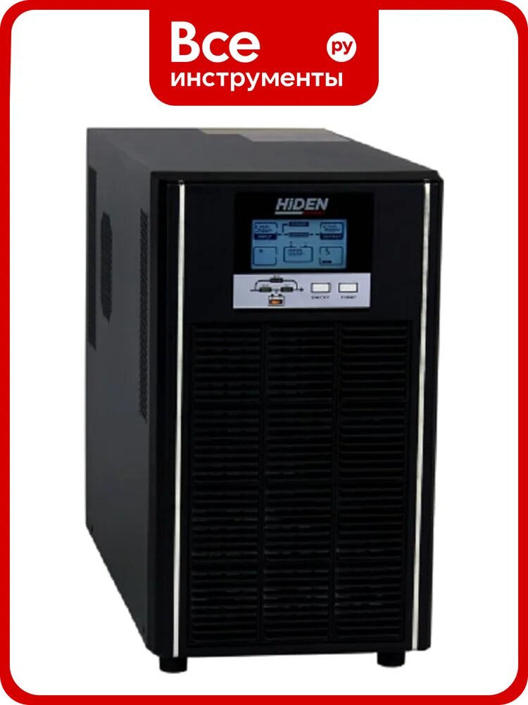 Источник бесперебойного питания Hiden EXPERT 10 kVA/9 kW, 16/18/20хАКБ внешние, 96/108/120В, ЗУ 12А UDC92010H-12A