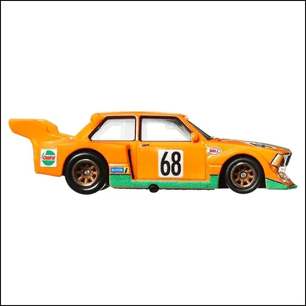 Машинка игрушечная, масштаб 1/64, BMW, оранжевая, 2.5 см
