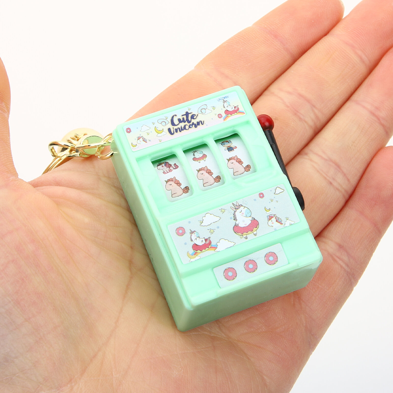 2 Штуки Мини Слот Машина Ключница Игрушка Для Детей 10x3.2Cm