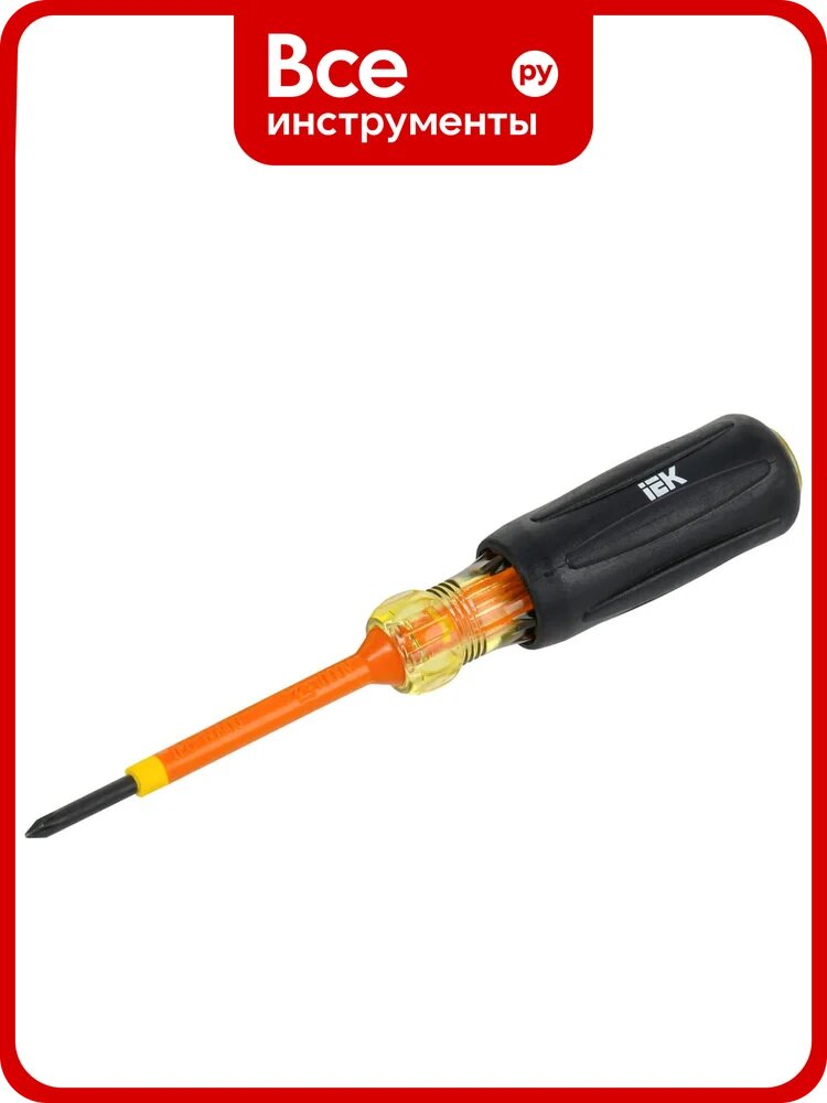 Отвертка IEK Arma2l 5 диэлектрическая ph0x60 т3 A2L5-SC30-T3-PH-00-060