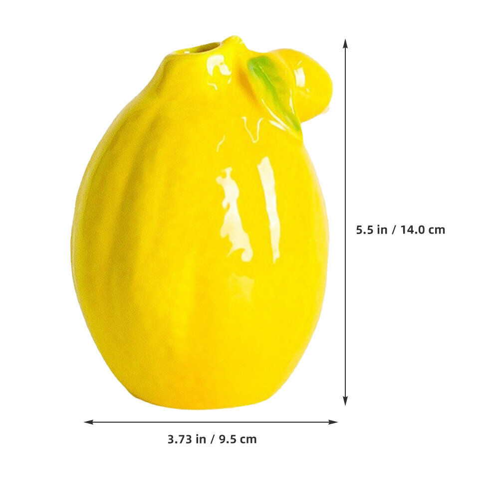 Ваза В Forme Лимона Современный Дизайн Изысканное Убранство 14.00X9.50X9.50CM
