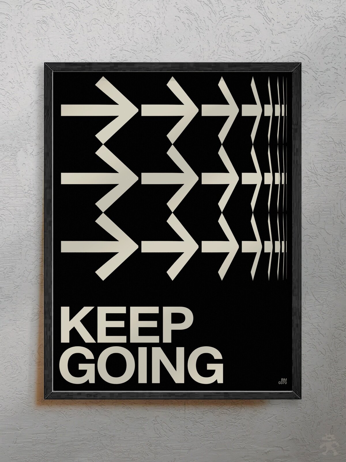 Интерьерный постер "KEEP GOING" в стиле pinterest, формат 30x40 см