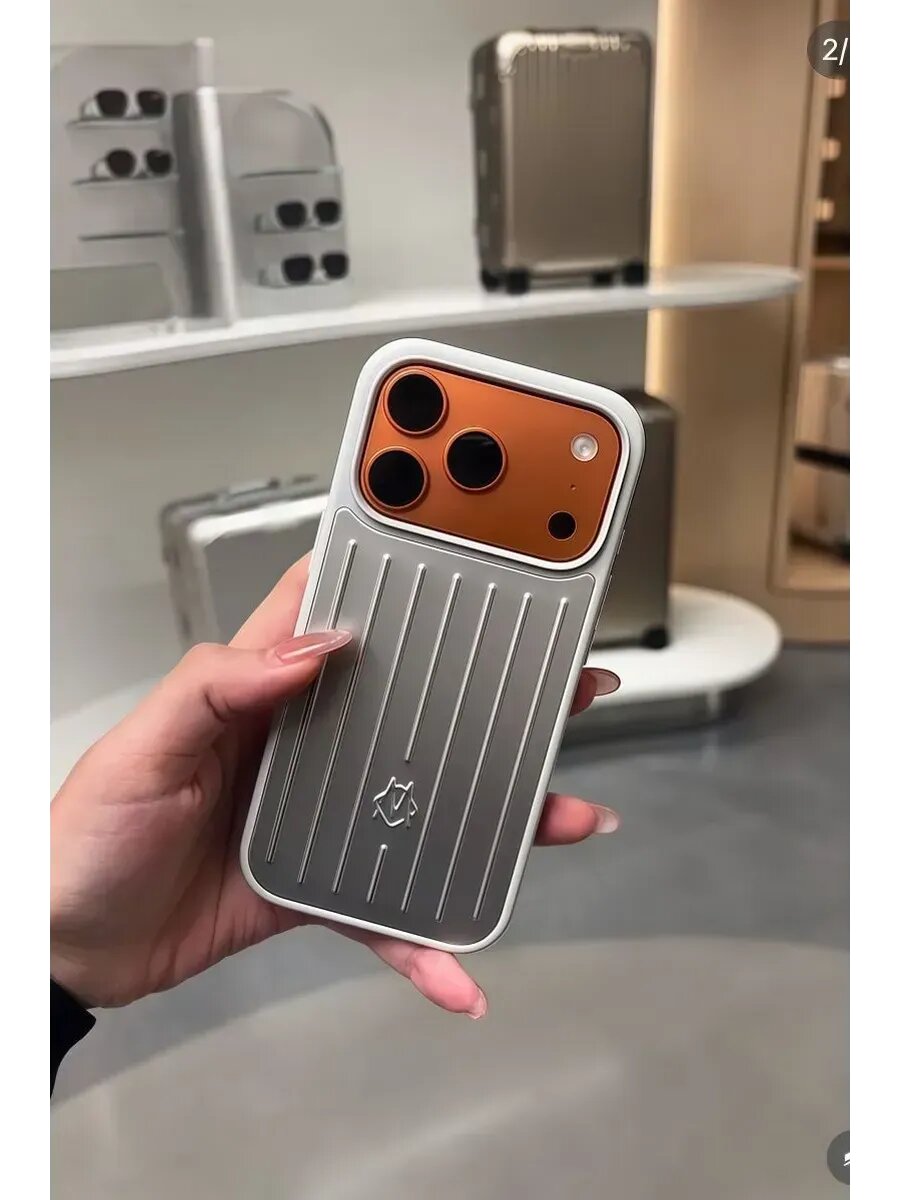 Алюминиевый чехол RIMOWA для iPhone 16 Pro Max
