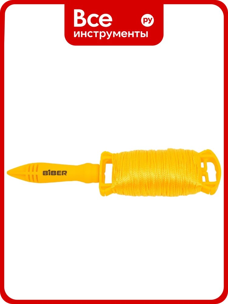 Разметочный шнур Biber 43143 на катушке, 100 м (25/100) тов-212532