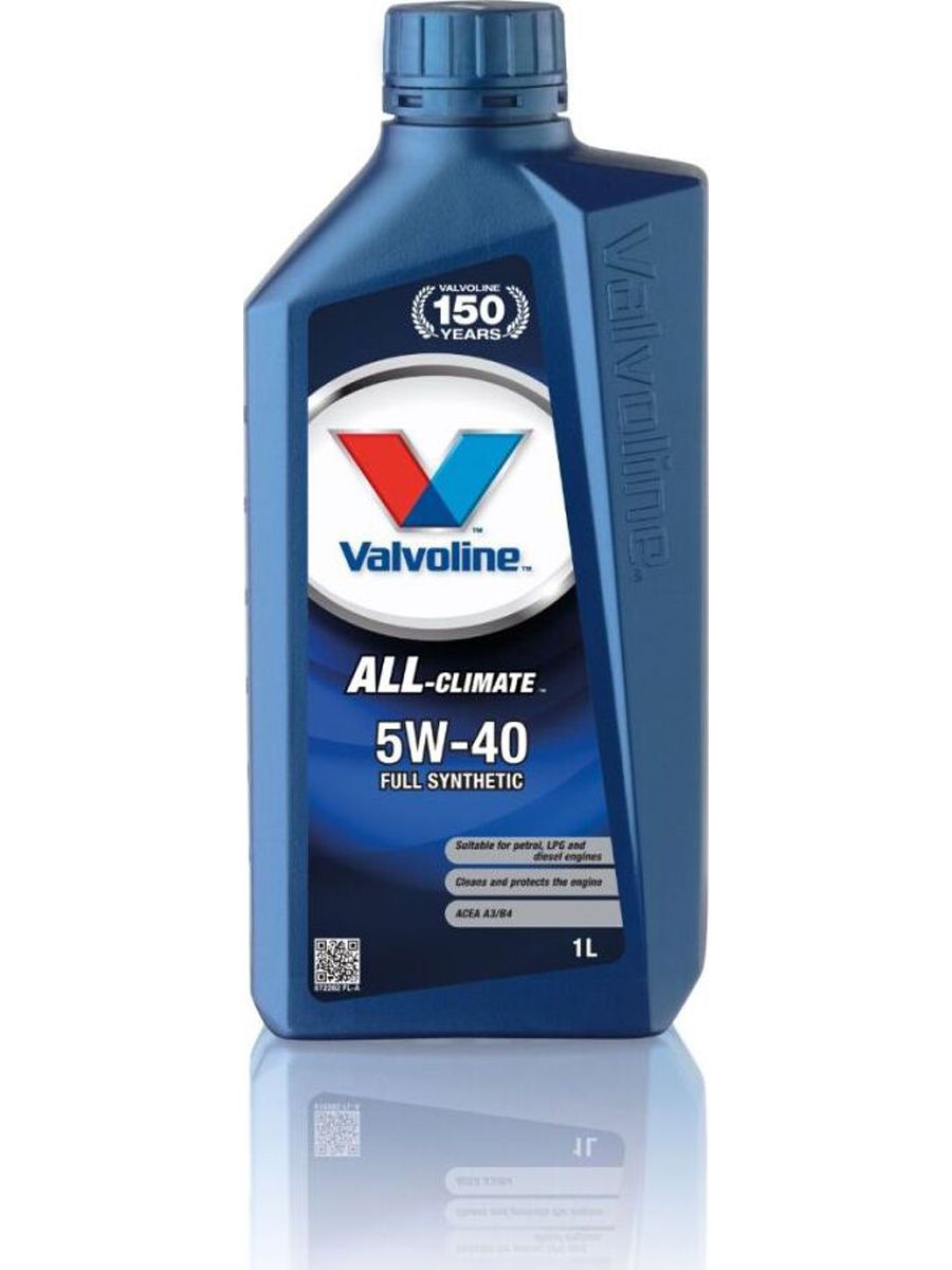 Valvoline ALL CLIMATE 5W-40 Масло моторное, Синтетическое, 1 л