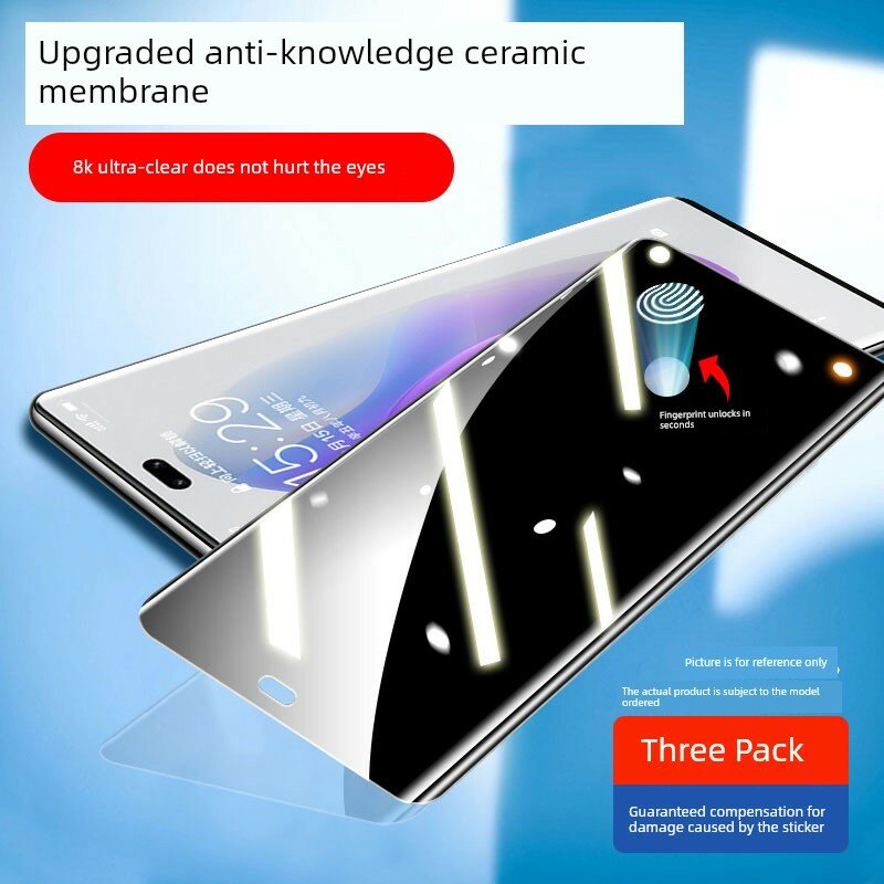 Honor Magic3 Pro AR Anti-Glare Screen Protector 3-Pack Ceramic Full Adhesive Shatterproof for Smartphone