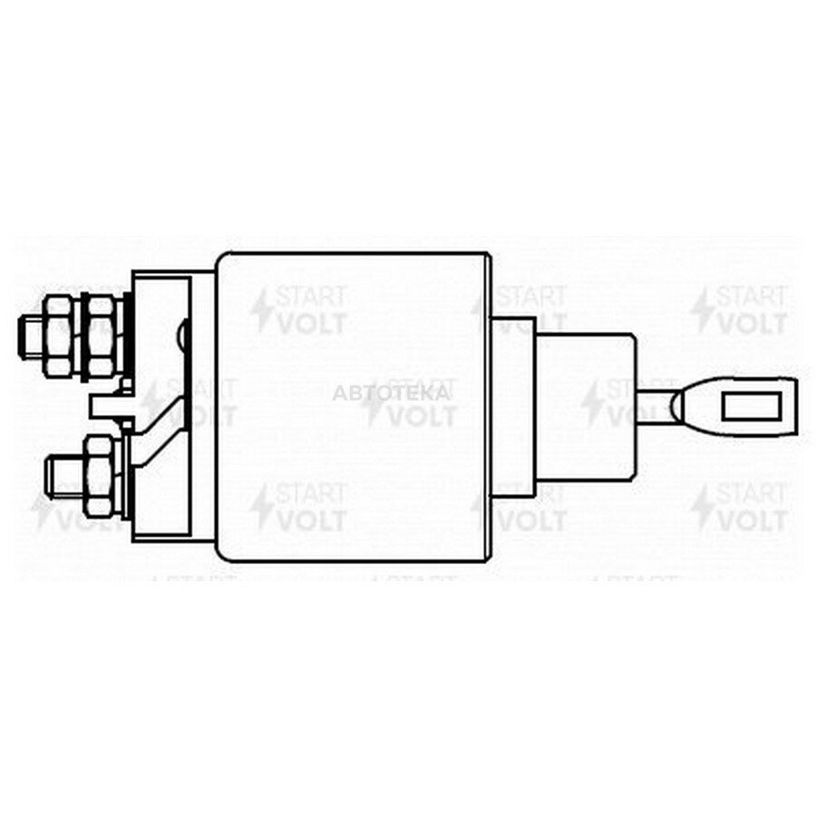Втягивающее реле стартера ГАЗ 2705/2752/2217/3302 c дв. Steyr 560 STARTVOLT VSR0717