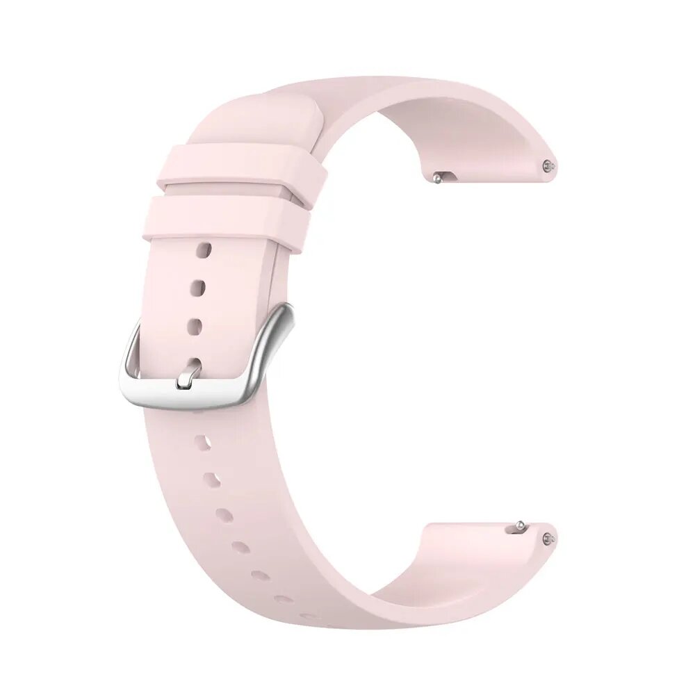 Силиконовый ремешок для часов Huami Amazfit 20 мм Розовый, for Amazfit Pop, light pink