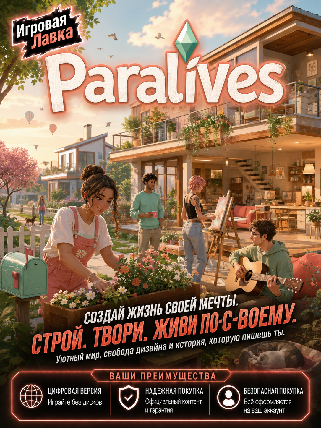 Paralives для Steam PC (ПК), Казахстан | Подарком | Steam Gift