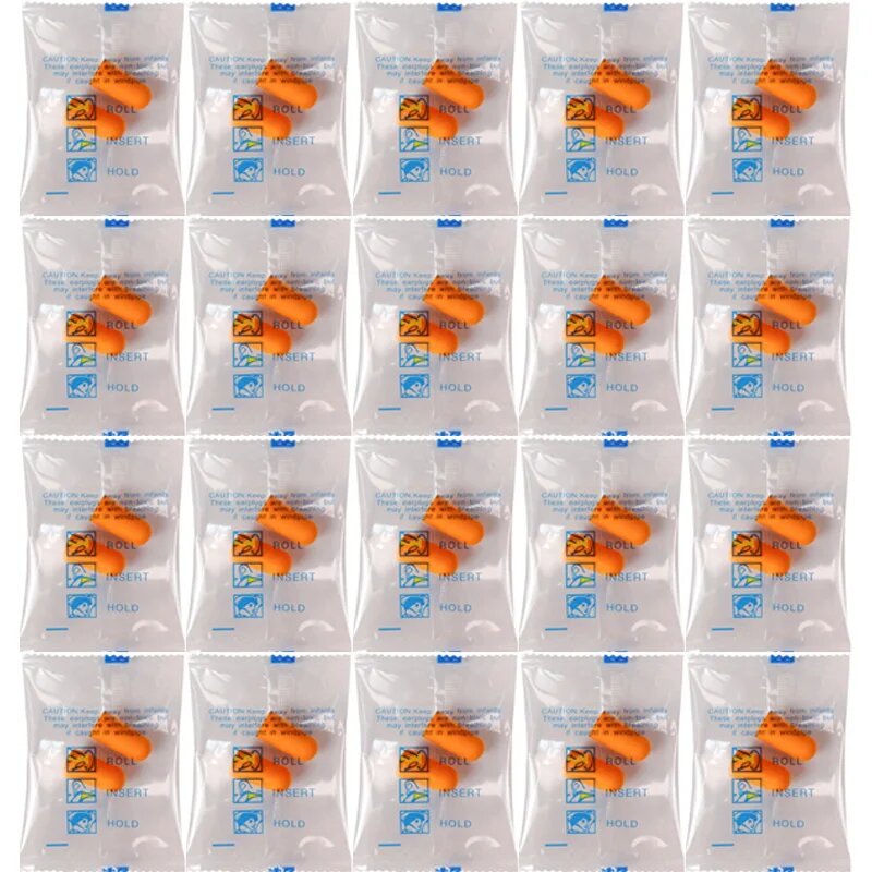 Шумоподавляющие беруши JY030 Евротест Orange-20pair