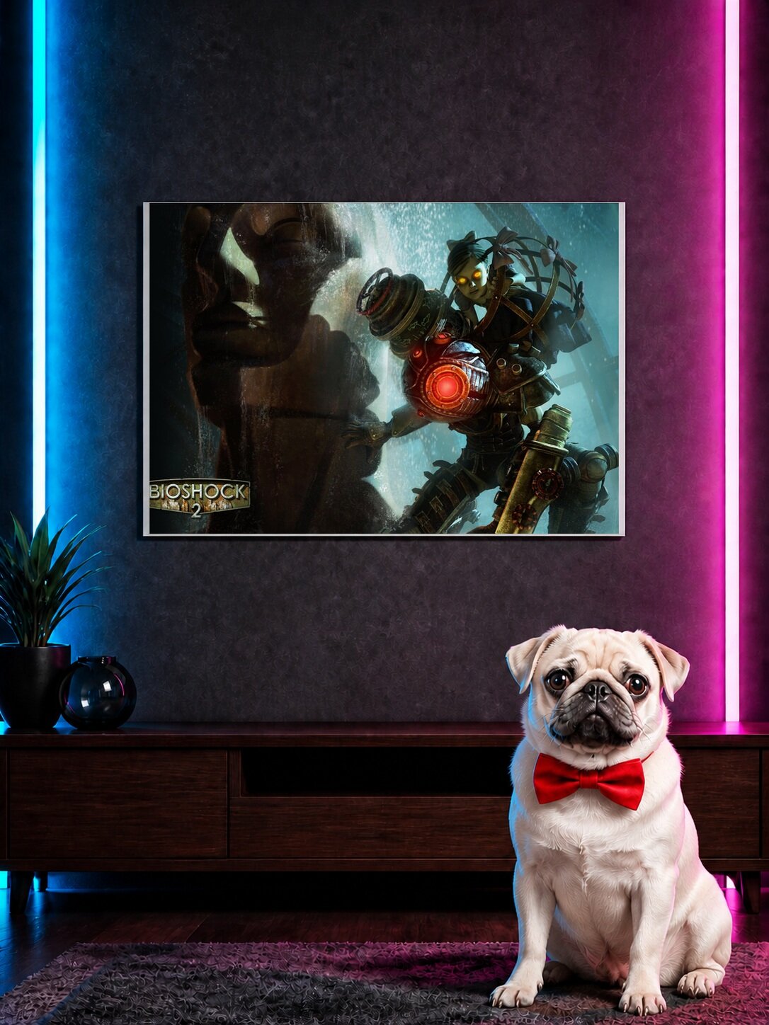 Плакат BioShock — сильная игровая композиция для игровой A3
