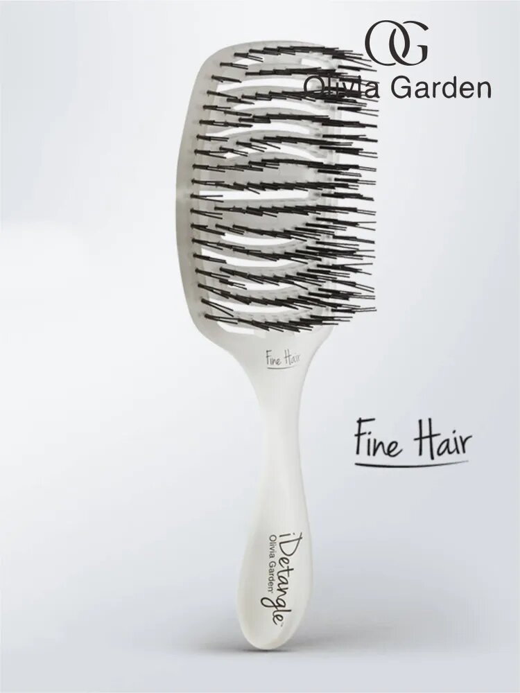 Расческа Olivia Garden, скелетная, для объема и массажа головы, унисекс