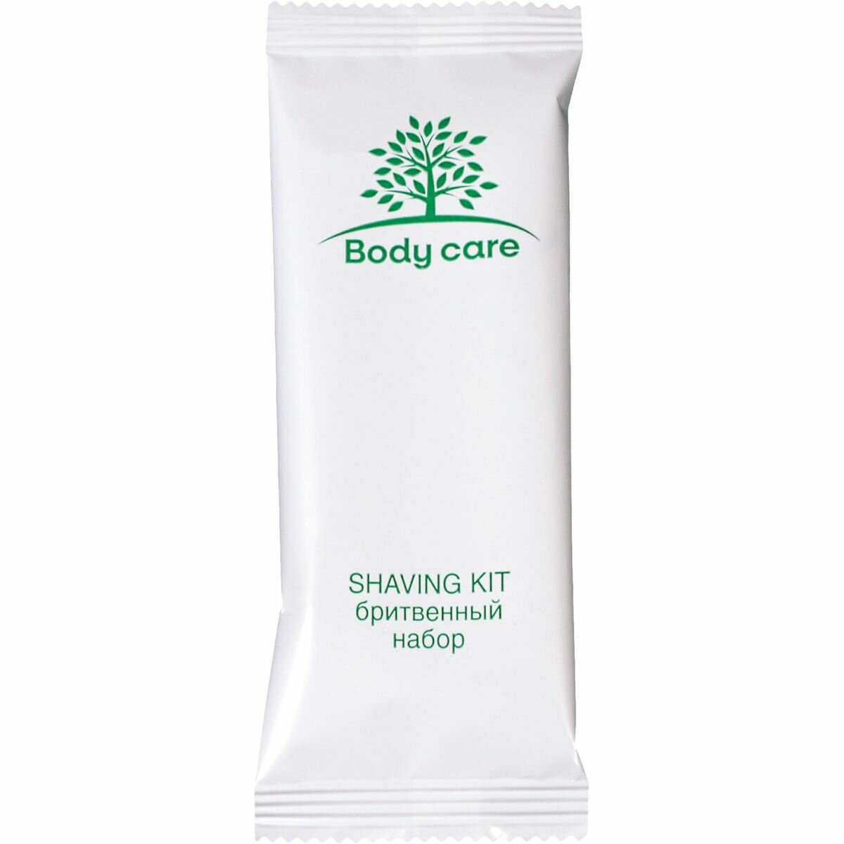 Бритвенный набор Luscan Body care флоупак, крем для бритья, станок, 200шт.