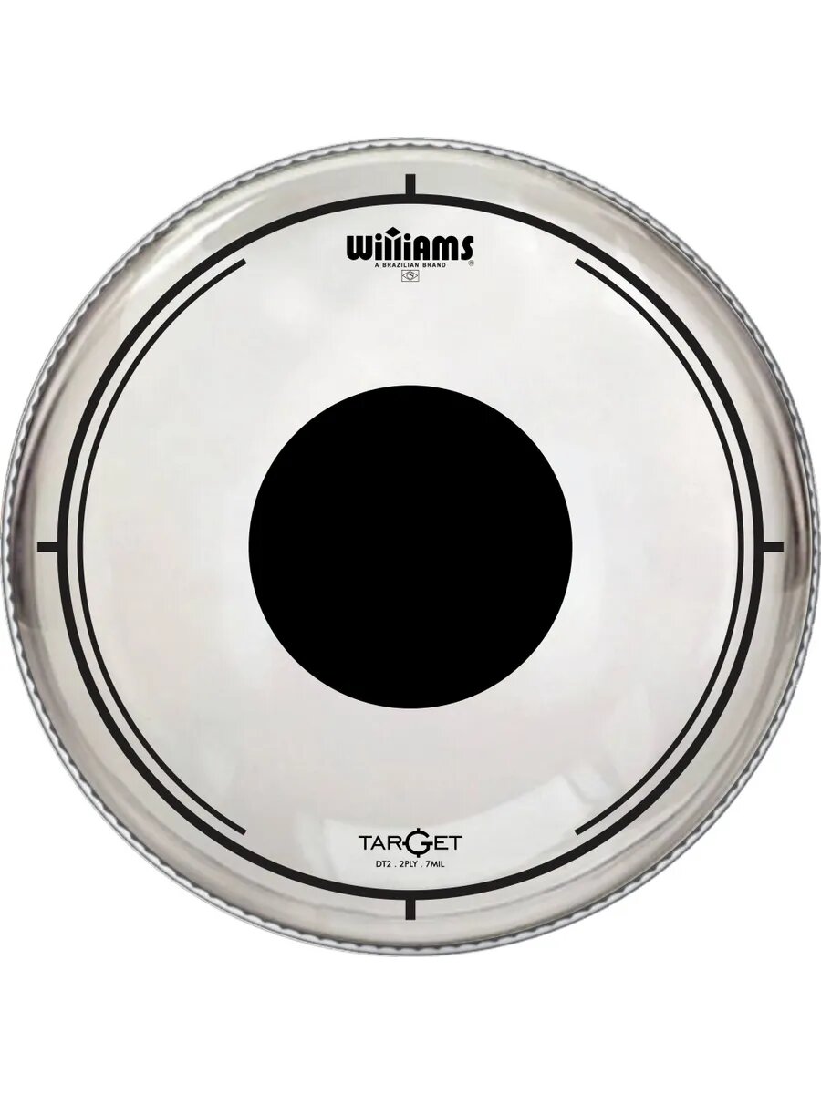 Target Dot Series Clear Пластик для том-барабана 8", прозрач