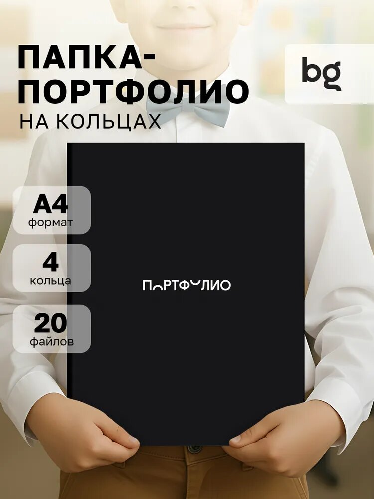 Портфолио школьника А4 с файлами