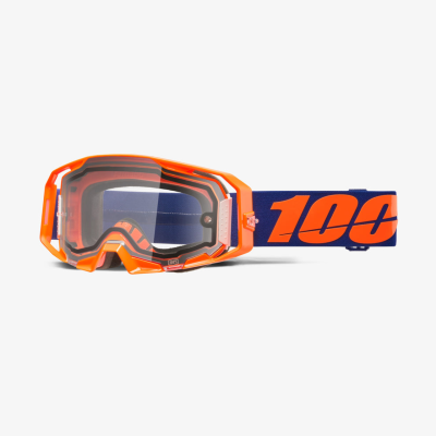 Очки 100% Armatic Enduro Moto Neon Orange / Clear