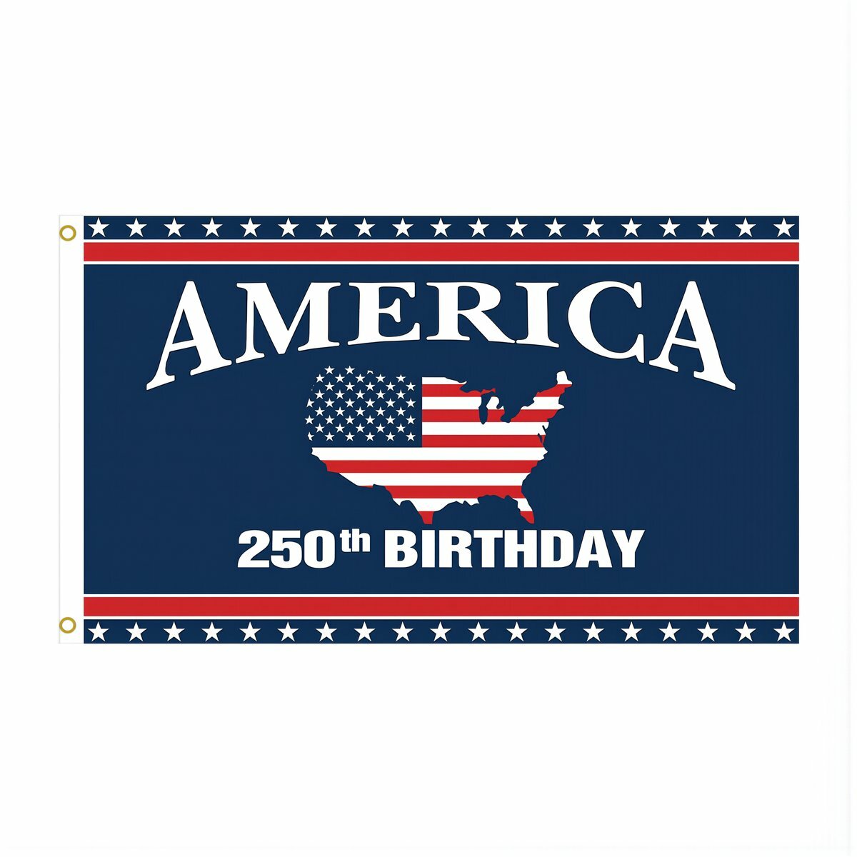 Тематический праздничный аксессуар флаг США 250 лет статуя свободы 90х150 см для коллекционеров, Вариант 3