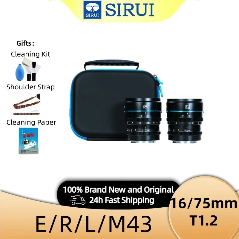 SIRUI NightWalker 16/75mm T1.2 E/RF/M43 Black