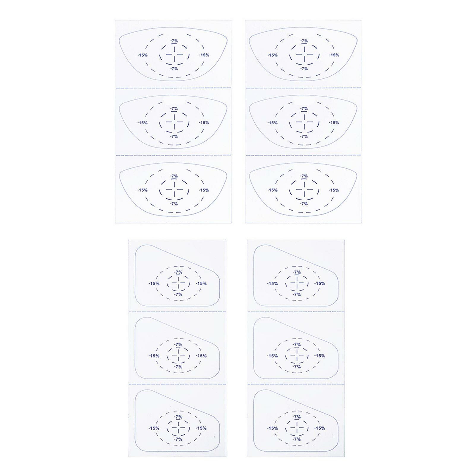 Наклейки Club Impact Stickers Accuracy Putters Club Golf Impact Tape Labels Men Women