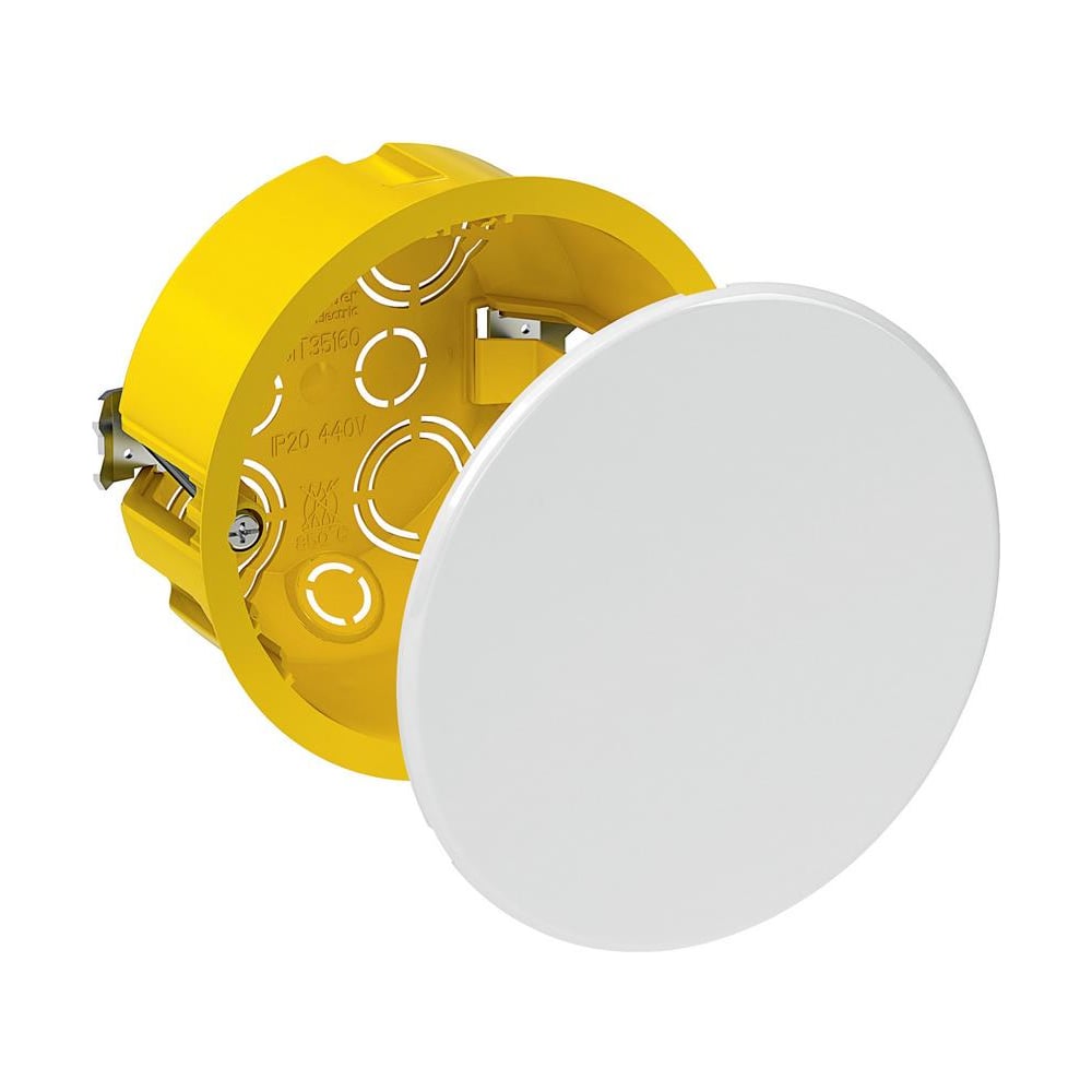 Крышка монтажной коробки Systeme Electric диаметр 92мм на винтах LEX1420540R