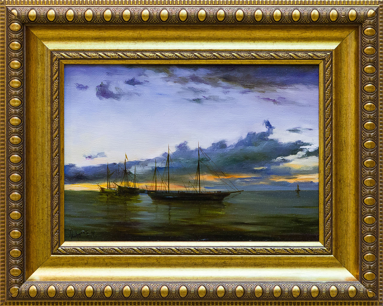 Картина маслом "Морской пейзаж" Иордан