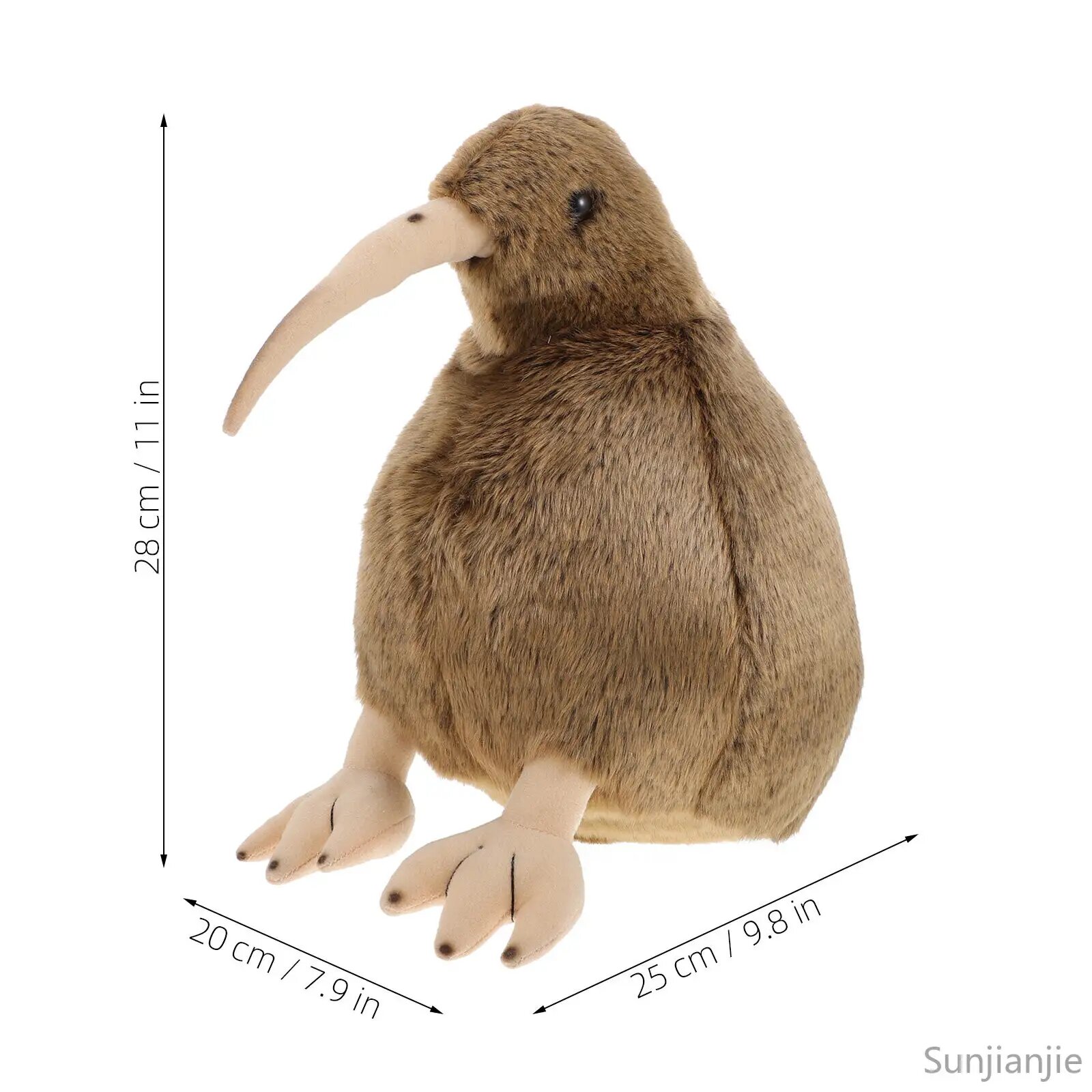 Игрушка В Forme Kiwi 28.00X12.00X12.00Cm С irresistibly Плюшевый Мягкая Игрушка Для Детей И Дома Оформление