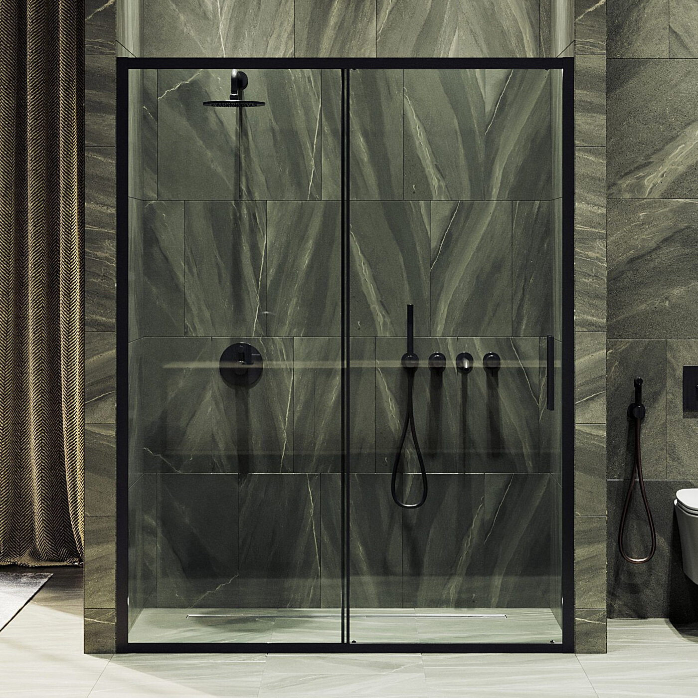 Душевая дверь MaybahGlass 155х195 MGD-2092-6