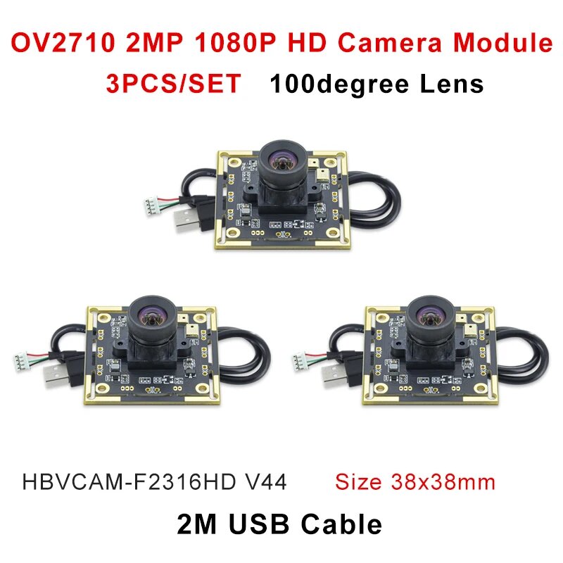 Модуль USB-камеры HBVCAM OV2710 3pcs 2M Cable