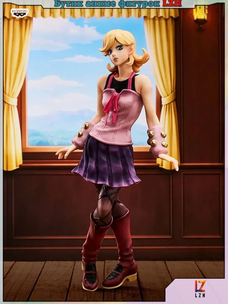 Аниме фигурка BANDAI Banpresto SPIRITS MASTERLISE Люси Стил(Lucy Steel) в Ichiban Kuji D из "Удивительные приключения ДжоДжо Стальной Шар" (JoJo's Bizarre Adventure Steel Ball Run) 21cm (LZH)