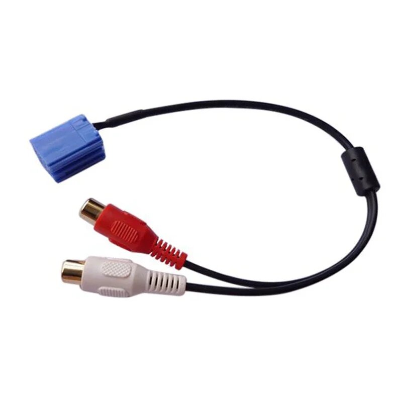Biurlink Mini ISO 8-контактный разъем, адаптер для RCA-кабеля, предназначенный для автомобильных стереосистем и CD-проигрывателей Blapunkt, совместим с ав