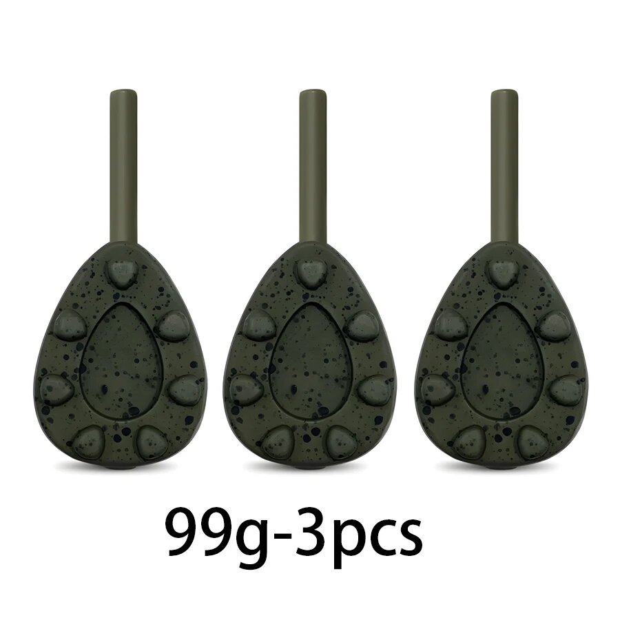 Грузила YOTO для карповой рыбалки Черный, DG 99g 3pc