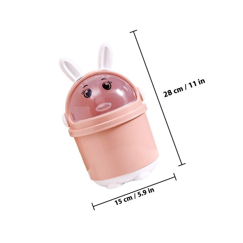 Мини Корзина Для Мусора Розового Цвета Объемом 28.00X15.00X15.00Cm Идеально Подходит Для Любой Комнаты