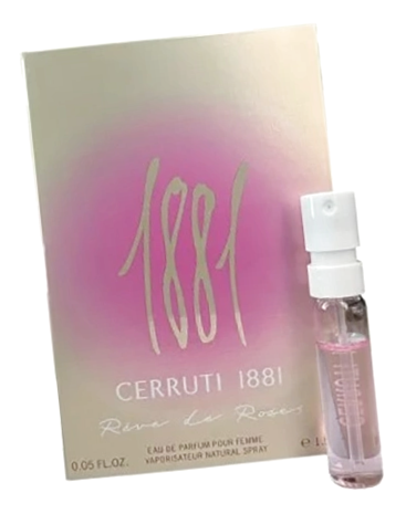 Cerruti 1881 Reve De Roses женская миниатюра парфюмерной воды 1.5 мл - Черутти Реве Де Роузес сэмпл