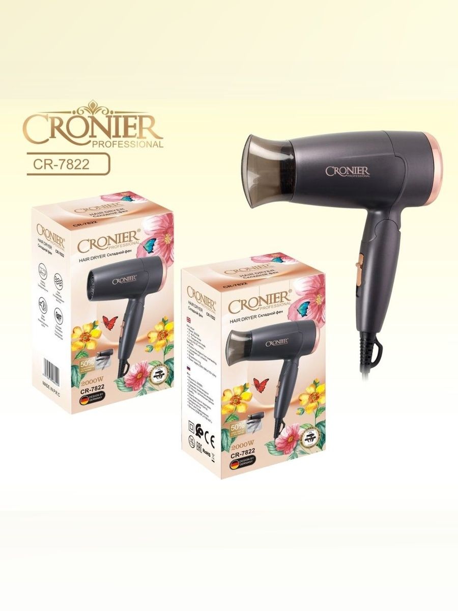 Фен для волос Фен для сушки волос Cronier CR-7822