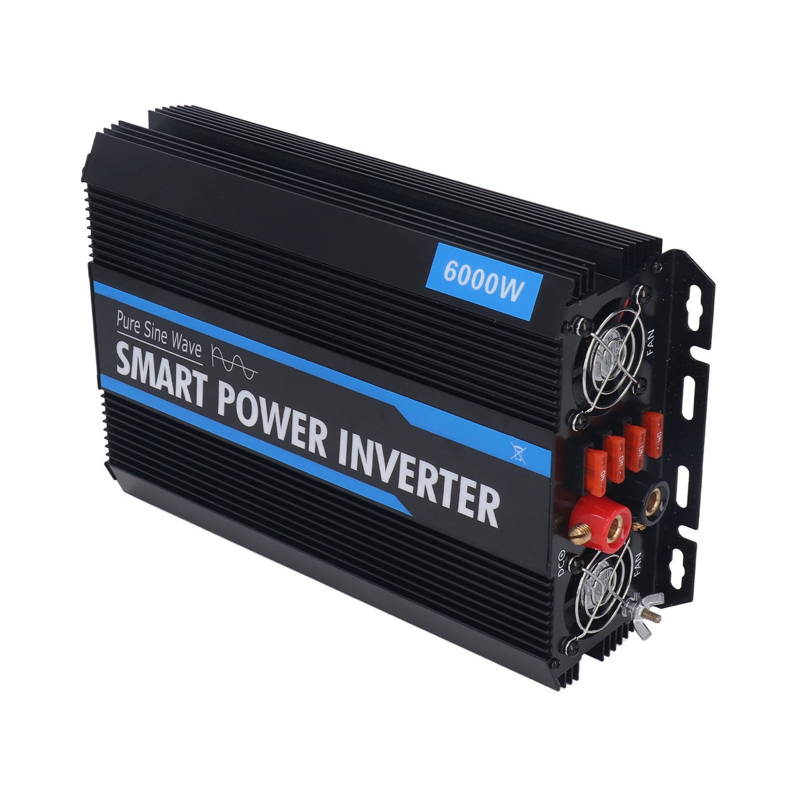 Смарт инвертор 6000W, чистая синусоида, с защитой от перегрева, для путешествий и кемпинга