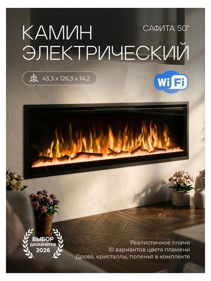 Электрокамин Realflame SAFITA-S 50 (SPP50) Wi-Fi
