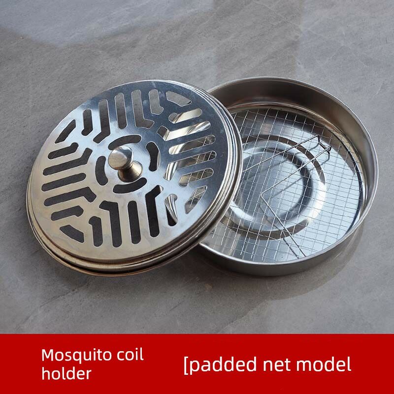Сетчатый стиль подставки для кольца москитного укуса с поддоном, одинарная опора, 1 шт для дома и улицы