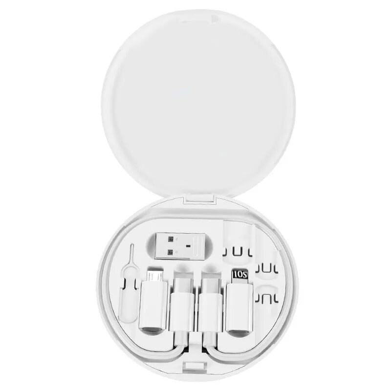 Набор адаптеров USB Type-C 60W, белый
