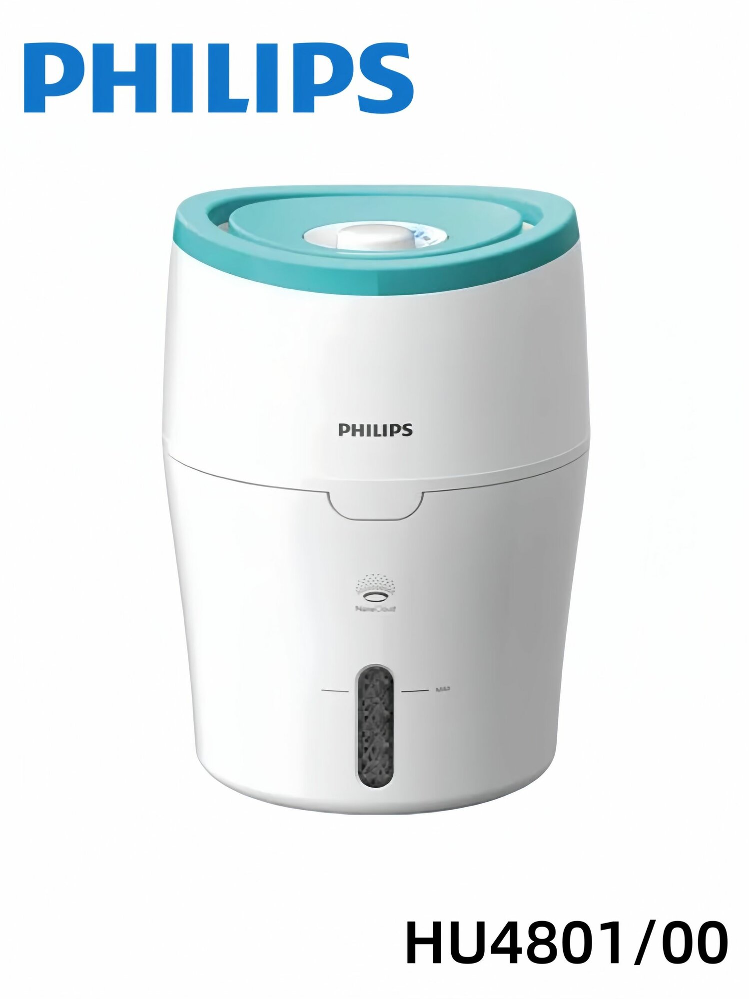 Philips Увлажнитель воздуха philips Увлажнитель воздуха HU4801/00 Синий и белый, светло-синий