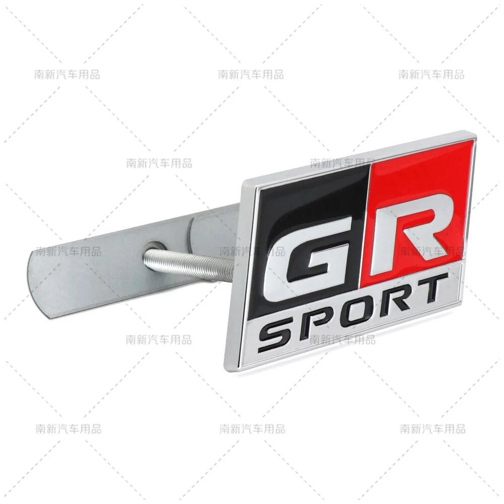 Автомобильная наклейка GR Sport, наклейка на переднюю капот, эмблема решетки, значок для Toyota HV YARiS RZ RC RS Prius Lexus Harrier GRMN, наклейки с логотипом