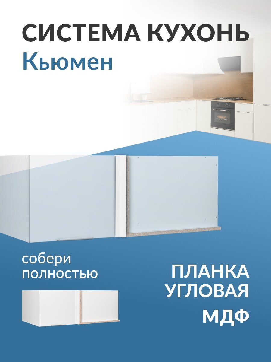Фасад МДФ - планки угловые 2шт Кьюмен