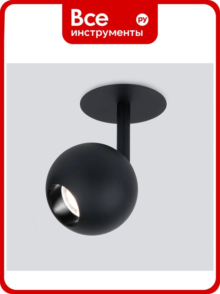 Встраиваемый светильник Elektrostandard 9925 LED, 9925 LED, 8W, 4200K черный a053735