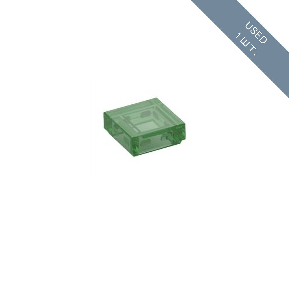 Деталь конструктора LEGO 3070 · Trans-Green · 1 шт.