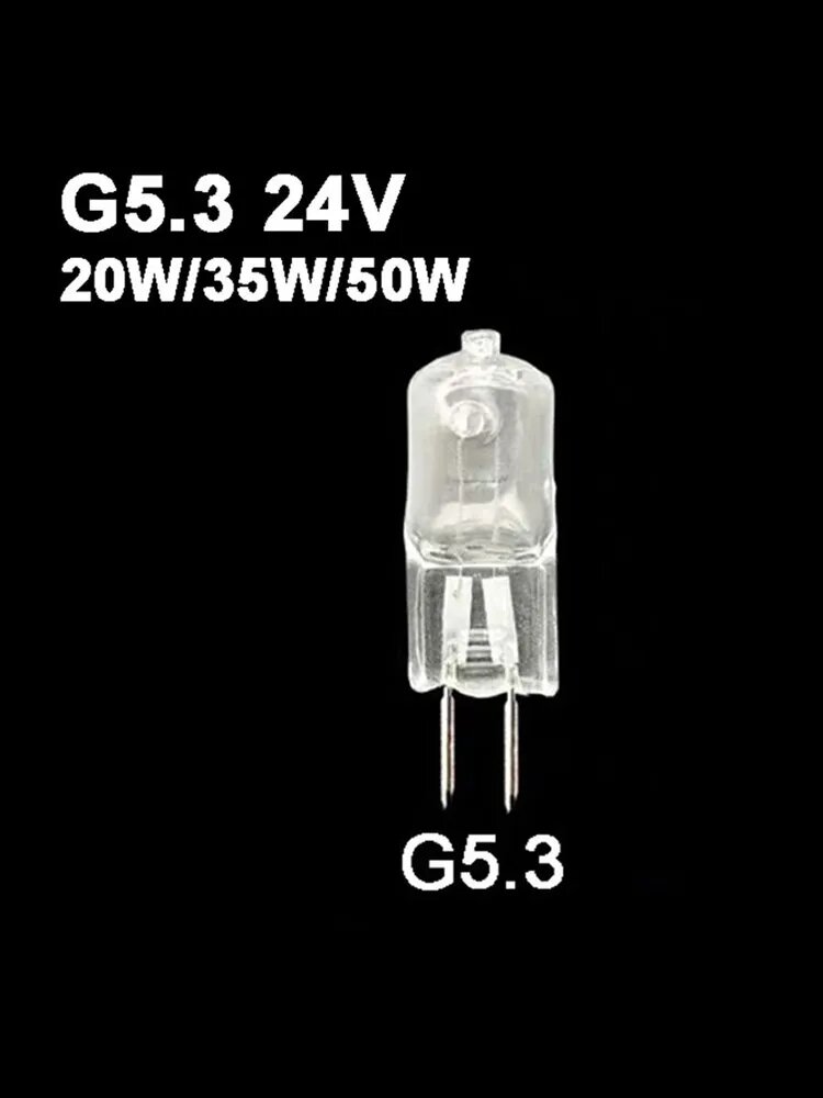 Лампочка, Цоколь: G5.3, 20 Вт, Галогенная, 5 шт.