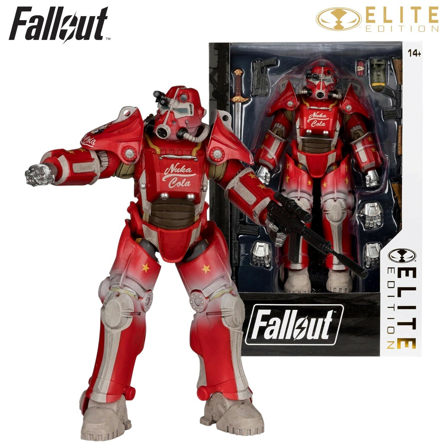 Фигурка Силовая броня "Fallout 3 Ремастер T-45B Nuka Cola" от McFarlane Toys Elite Edition